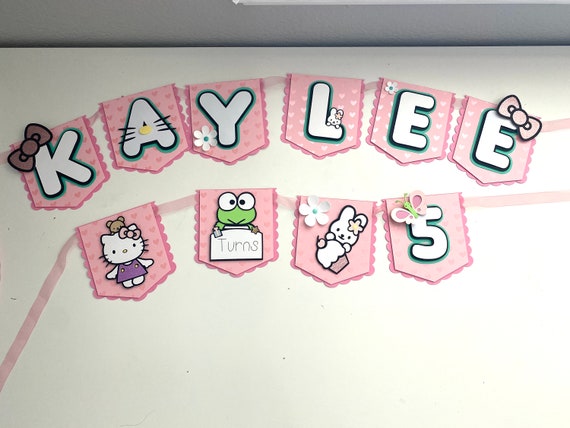 Hello Kitty Name Banner