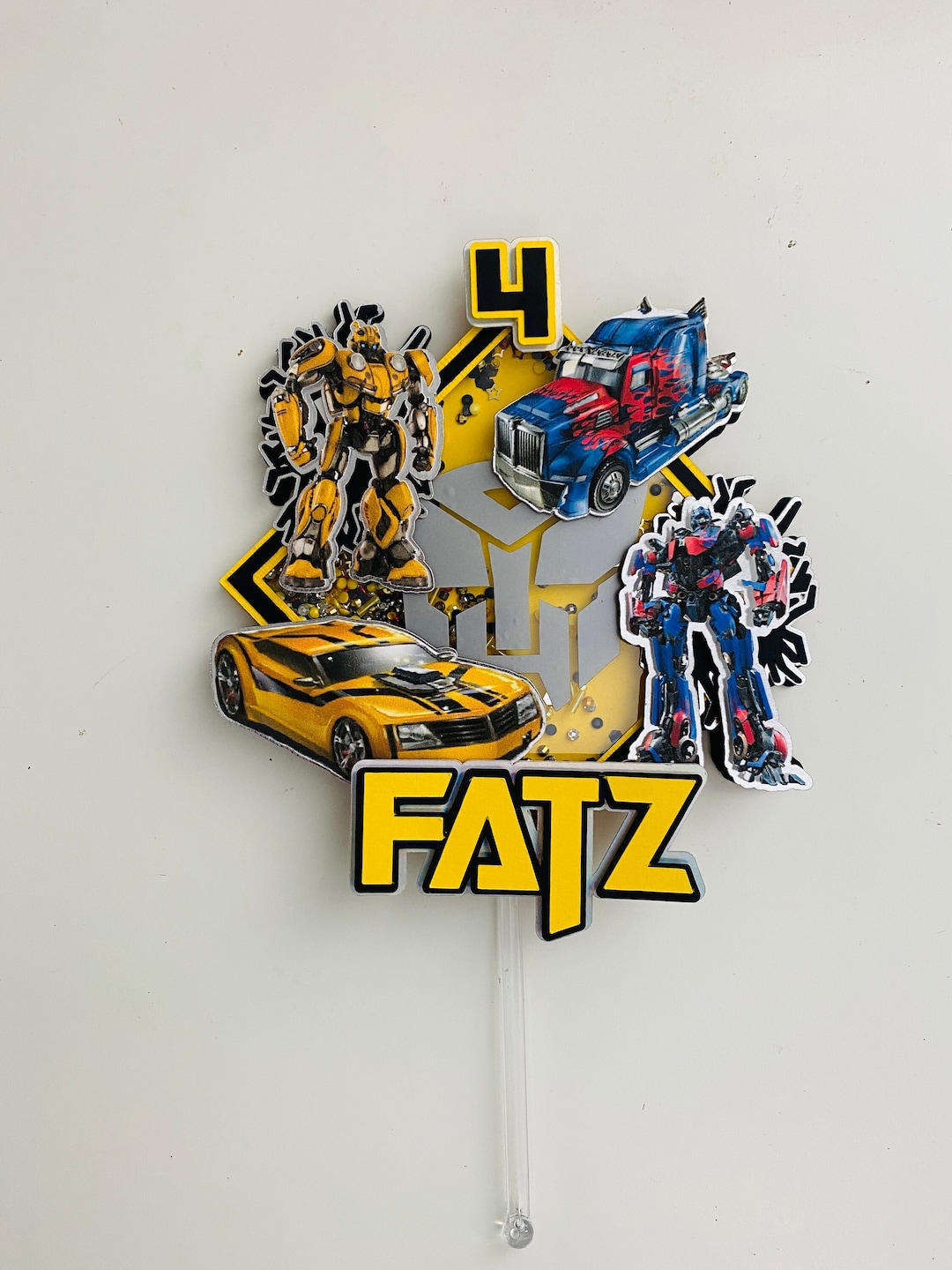 Transformers Cake Topper - Etsy