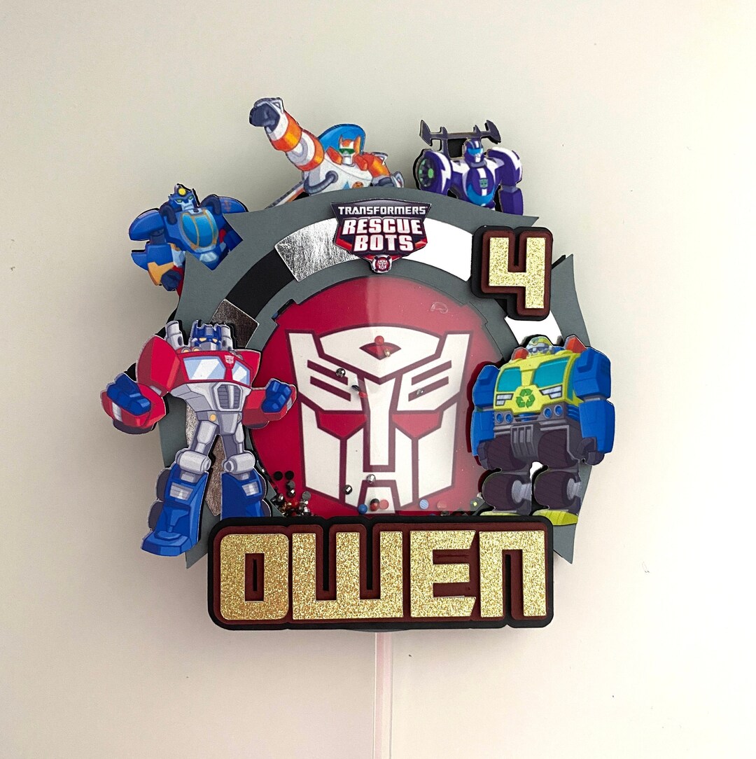 Rescue Bots Cake Topper - Etsy