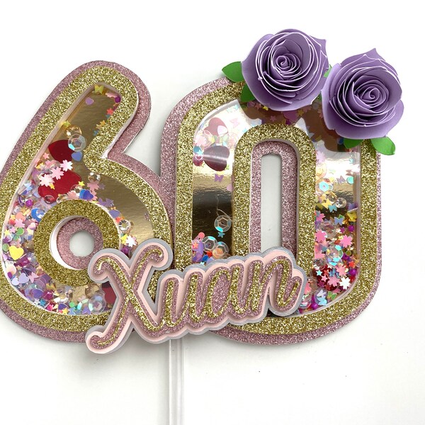 Cake Topper Shaker - Etsy