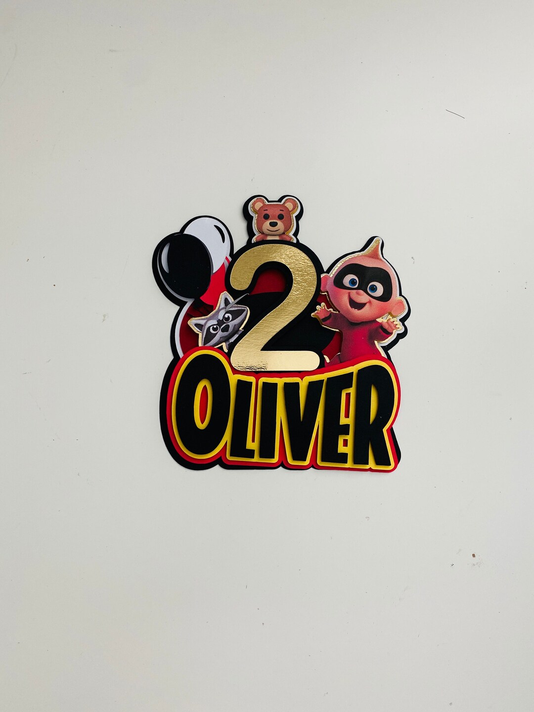 Incredibles Cake Topper - Etsy