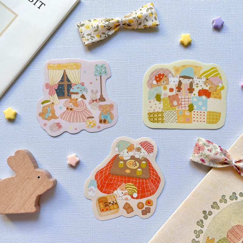 Hand Cut Stickers - Etsy