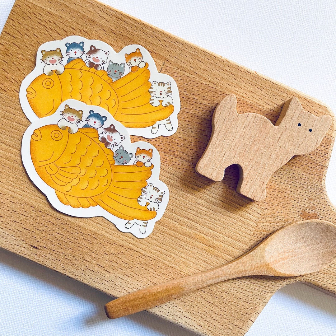 Taiyaki Sticker Vinyl Sticker - Etsy