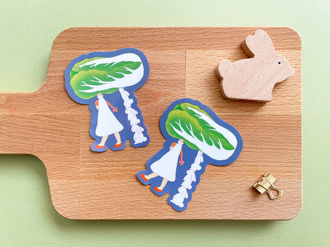 Magic Cabbage Sticker | Vinyl Sticker - Etsy