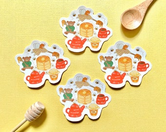 Sticker Vinyl Honey Sticker Cute Vinyl Sticker for Water Bottle Sticker ...