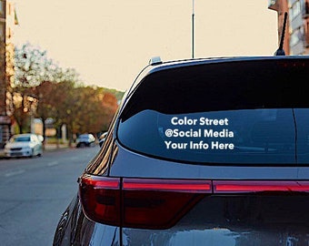 Business Car Decal - Etsy