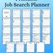 Printable Job Search Planner, Employment Preparation, Instant Download ...