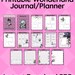 Printable Alice in Wonderland Theme Journal/planner, Instant Download ...