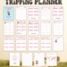 Printable Road Trip Planner, Holiday Checklists, Instant Download PDF ...