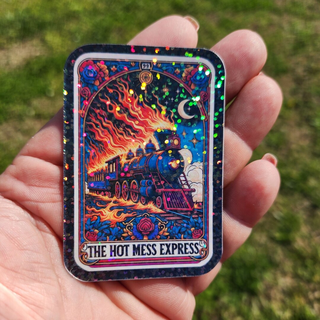 Hot Mess Express Tarot Card Flexible Magnet, 30oz & 40oz Tumbler, Cup ...