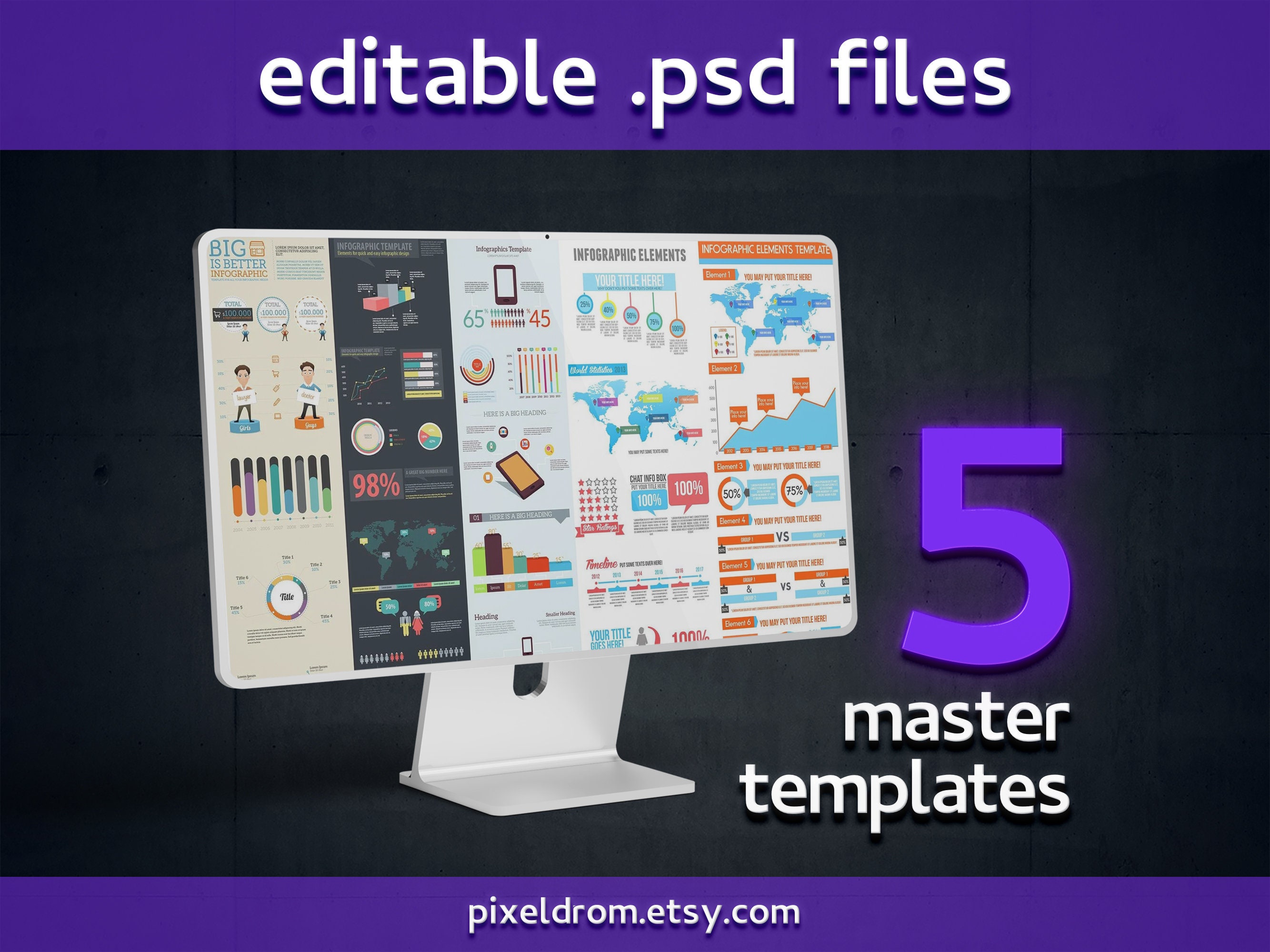 Infographic Poster Photoshop Create Pro Looking Infographics | Adobe