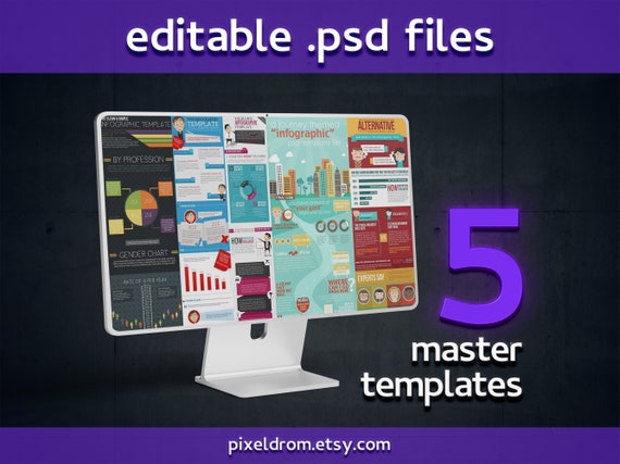 Infographic Graph Psd