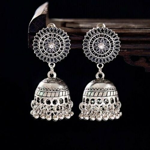 Designer Dual Tone Oxidized Jewellery Combo Set Long Gold Designer Dual Tone Oxidized Jewellery Combo Set Long Gold