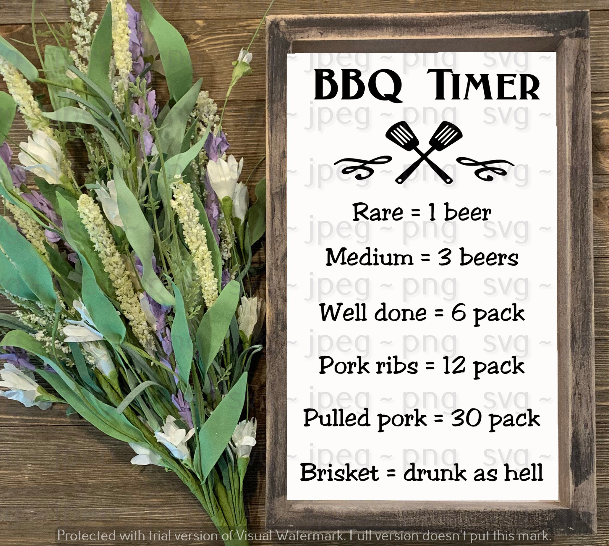 BBQ Timer, Svg, Jpeg, Png-digital Download - Etsy