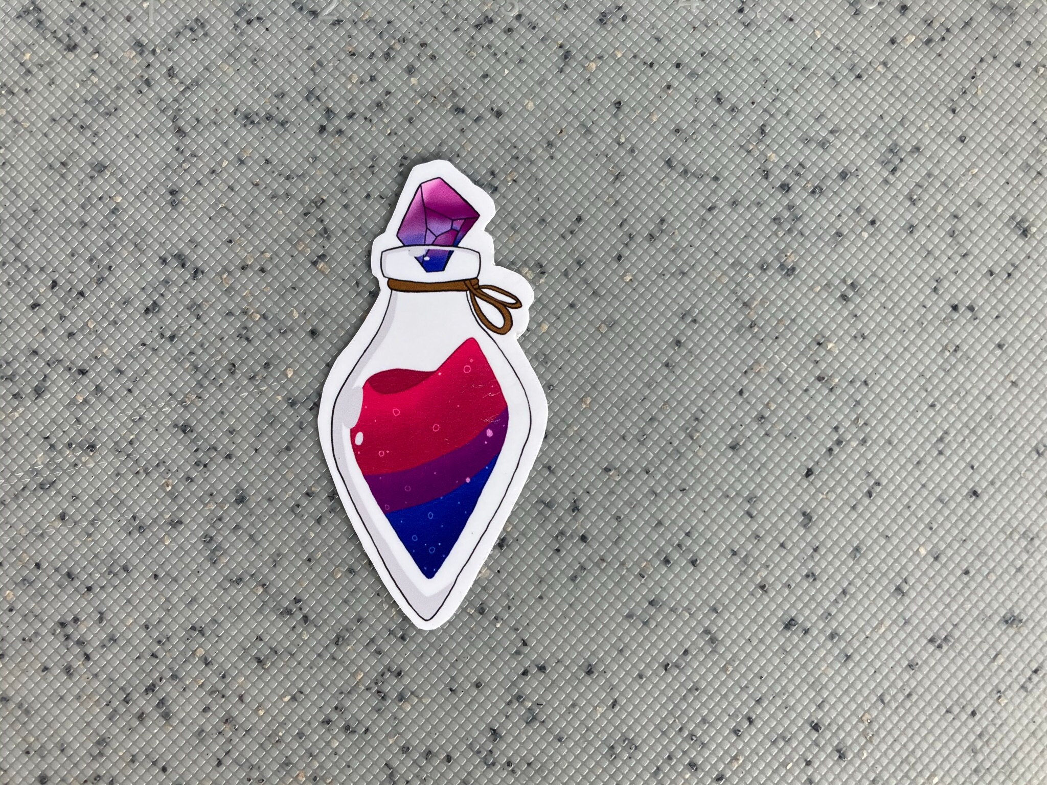 Lgbt Pride Potion Bottle Sticker Etsy
