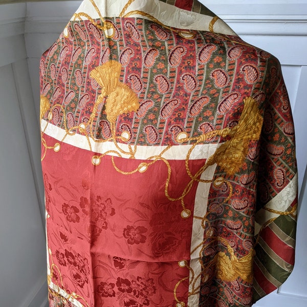 Italian Silk Scarf - Etsy