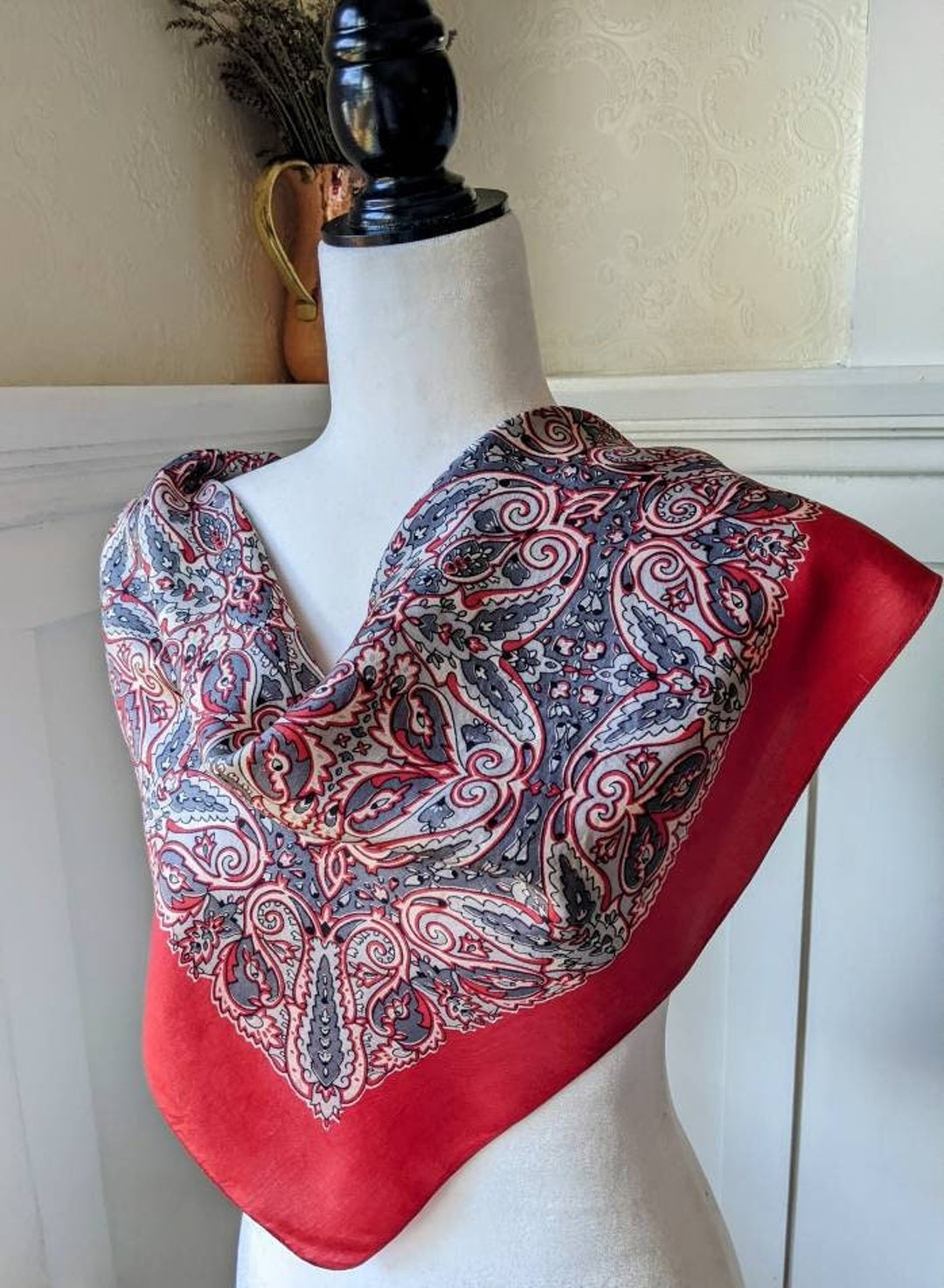 Rare Vintage 60's Liberty of London Silk Scarf - Etsy