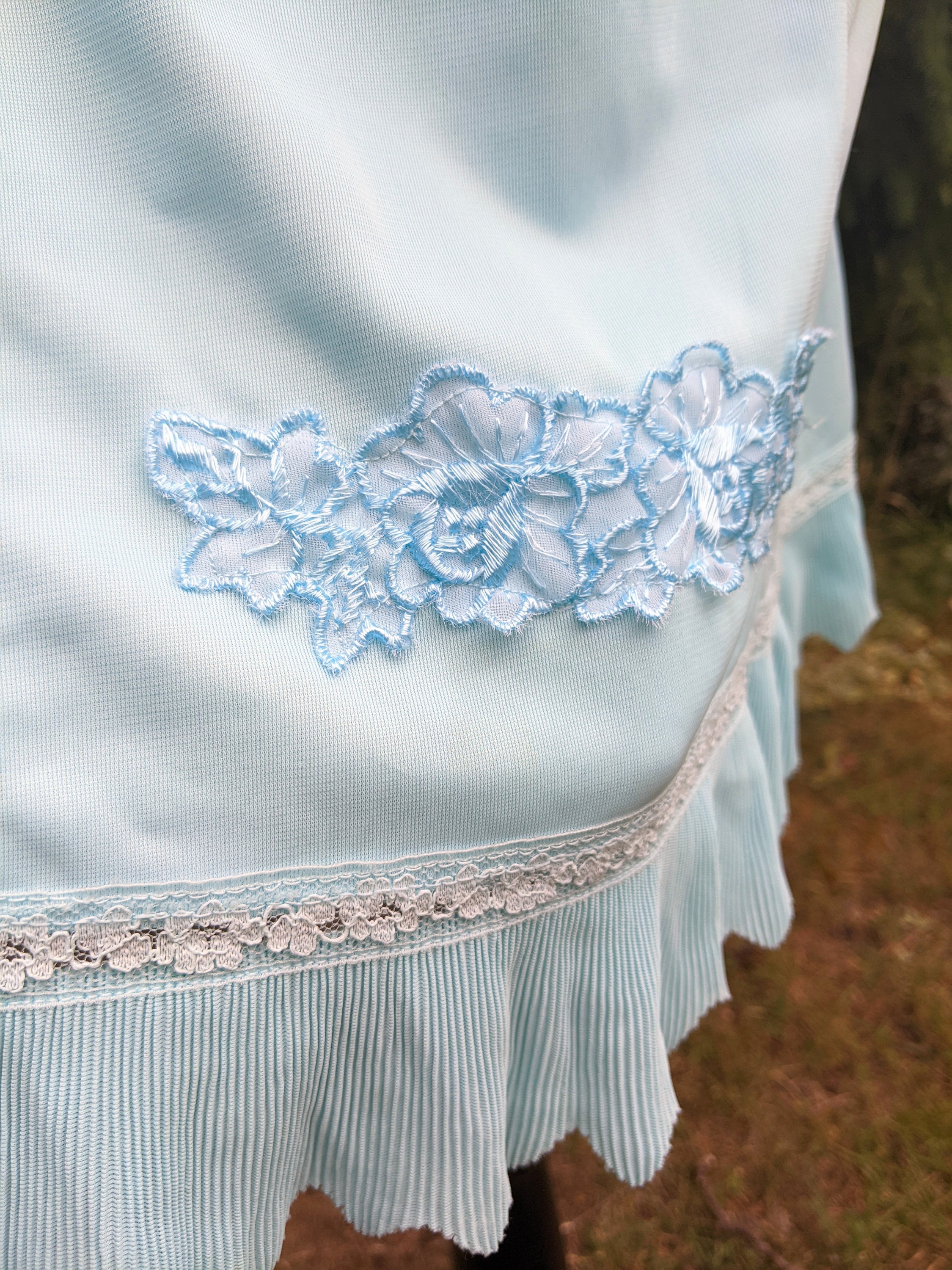 Vintage 60's Baby Blue Half Slip Size S - Etsy