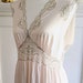 Vintage 30's Style Maxi Pale Pink Slip Dress by Charnos UK Circa 1970's ...