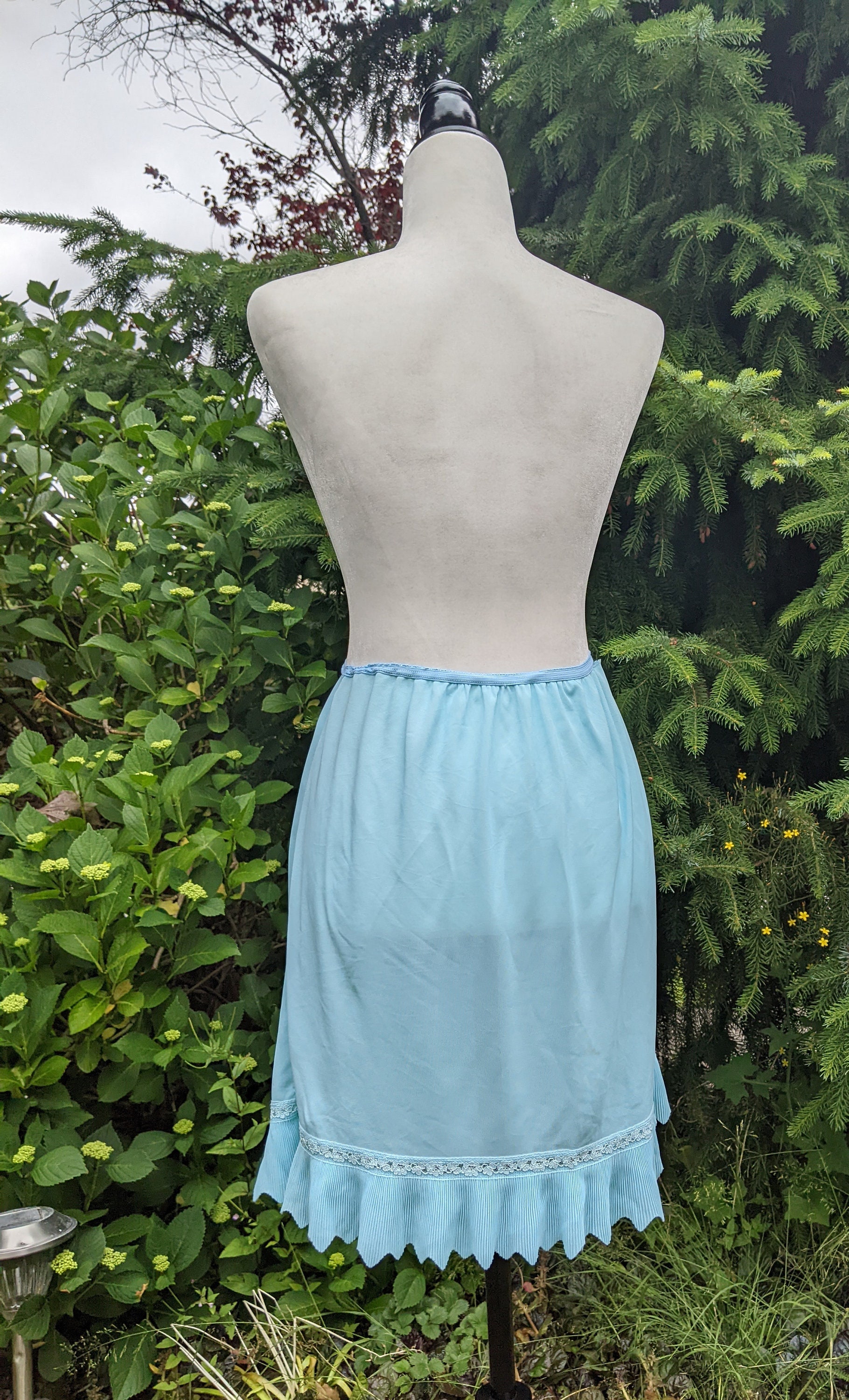 Vintage 60's Baby Blue Half Slip Size S - Etsy