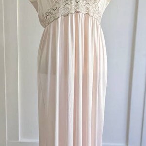 Vintage 30's Style Maxi Pale Pink Slip Dress by Charnos UK Circa 1970's ...
