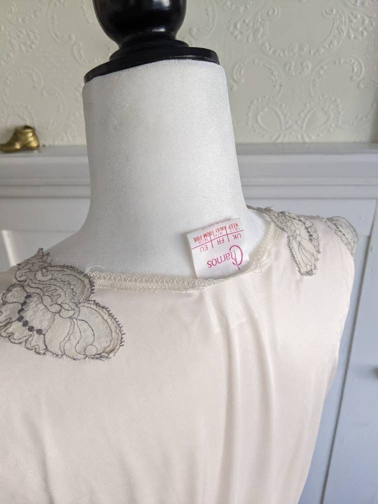 Vintage 30's Style Maxi Pale Pink Slip Dress by Charnos UK Circa 1970's ...