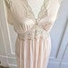 Vintage 30's Style Maxi Pale Pink Slip Dress by Charnos UK Circa 1970's ...
