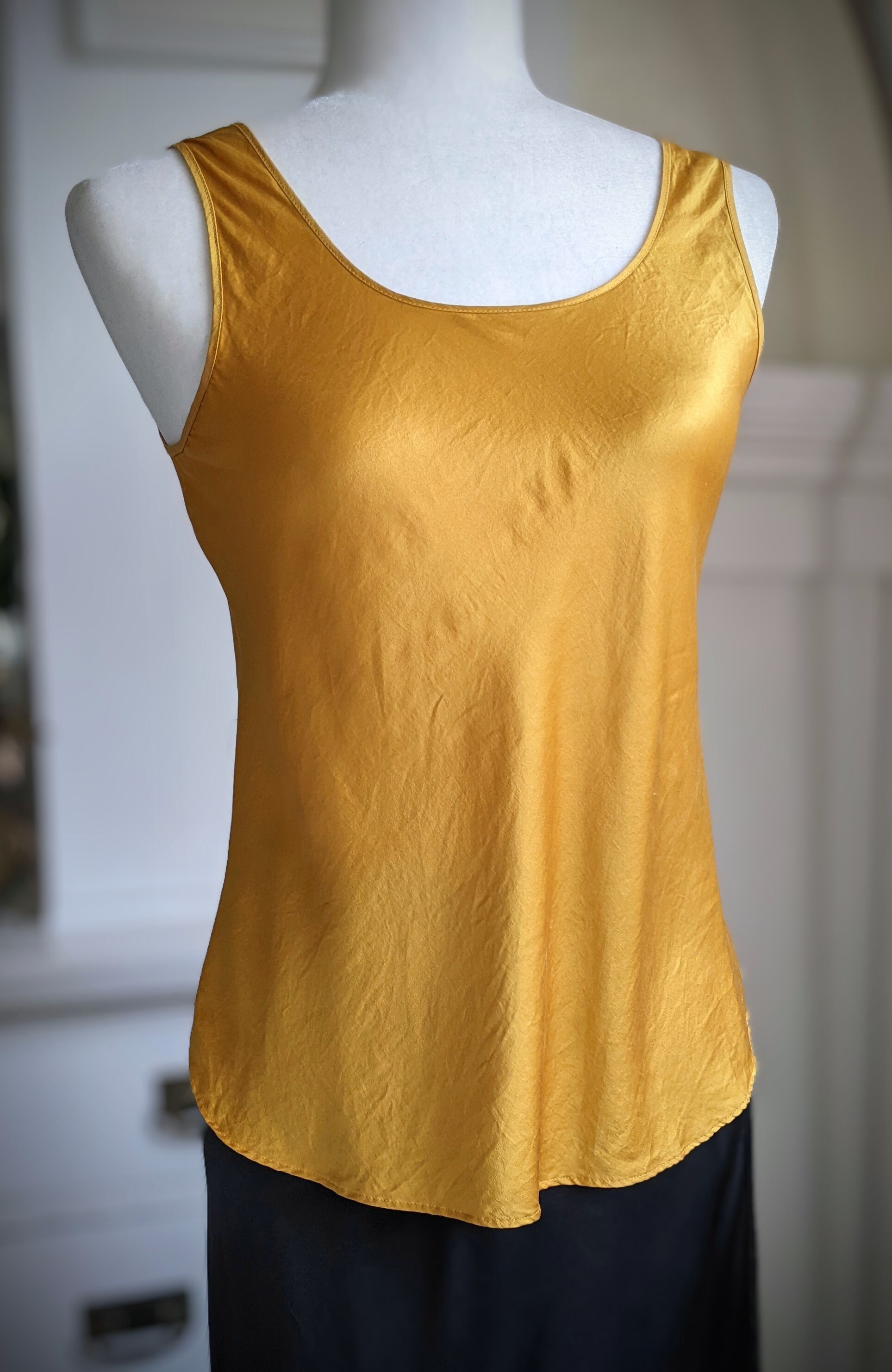 Vintage Couture Gold Silk Camisole Size S - Etsy
