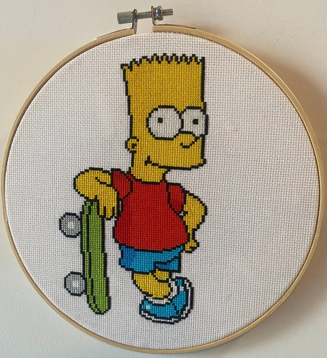 Bart Simpson Cross Stitch PDF Pattern, Simpson Cross Stitch PDF Pattern ...