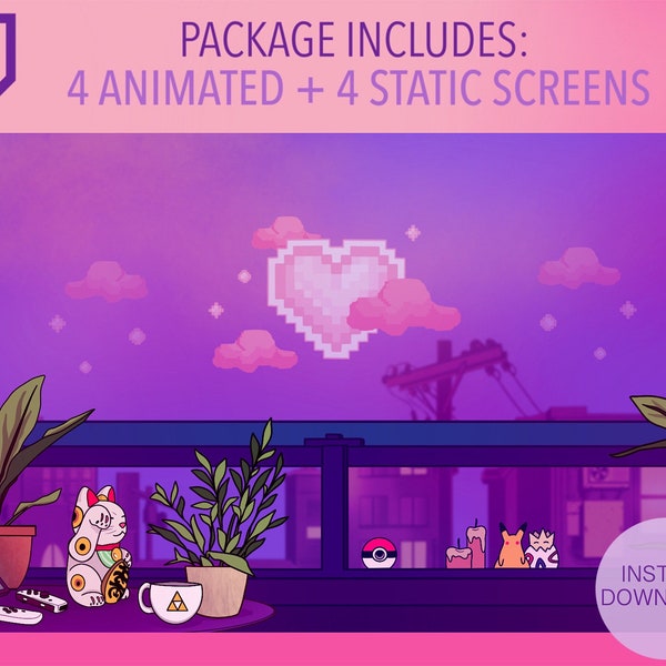 Chill Lofi Screens - Etsy