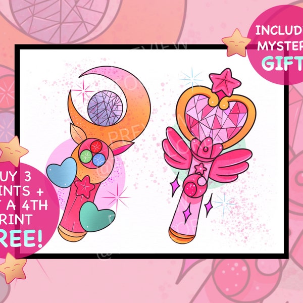 Sailor Chibi Moon Wand - Etsy