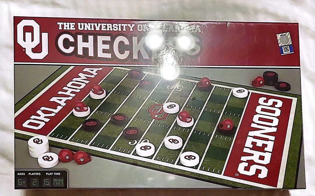 Oklahoma Sooners Checkers Board Game - Etsy