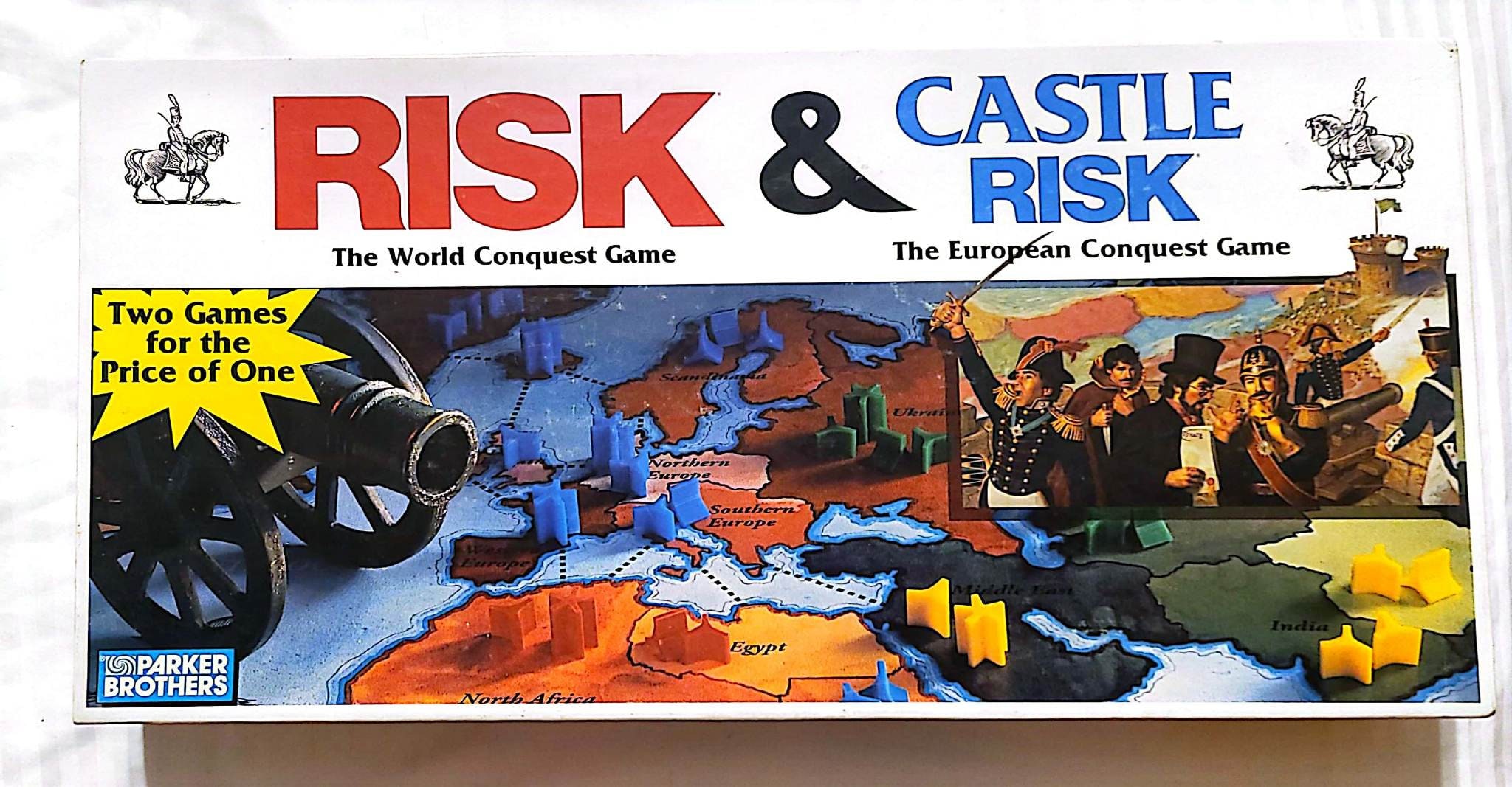 1990 Castle Risk Board Game Parker Brothers Like New Vintage Condition ...