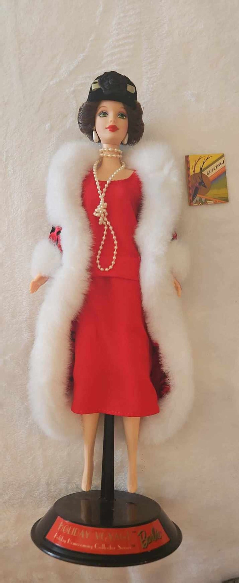 1997 Hallmark Special Edition Holiday Voyage Barbie Doll Collector Toy ...