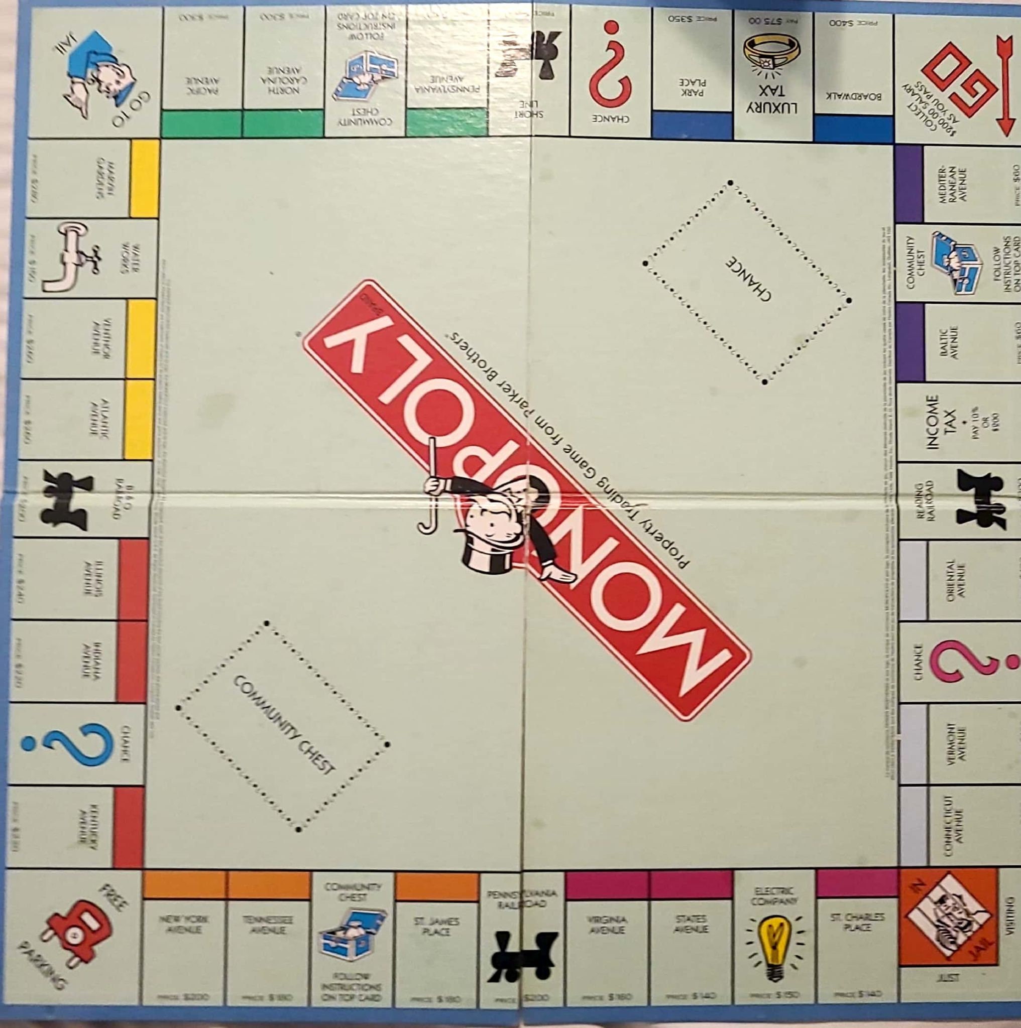 Vtg1999 Monopoly Game With Winning Money Bag Token From Monopoly Token ...