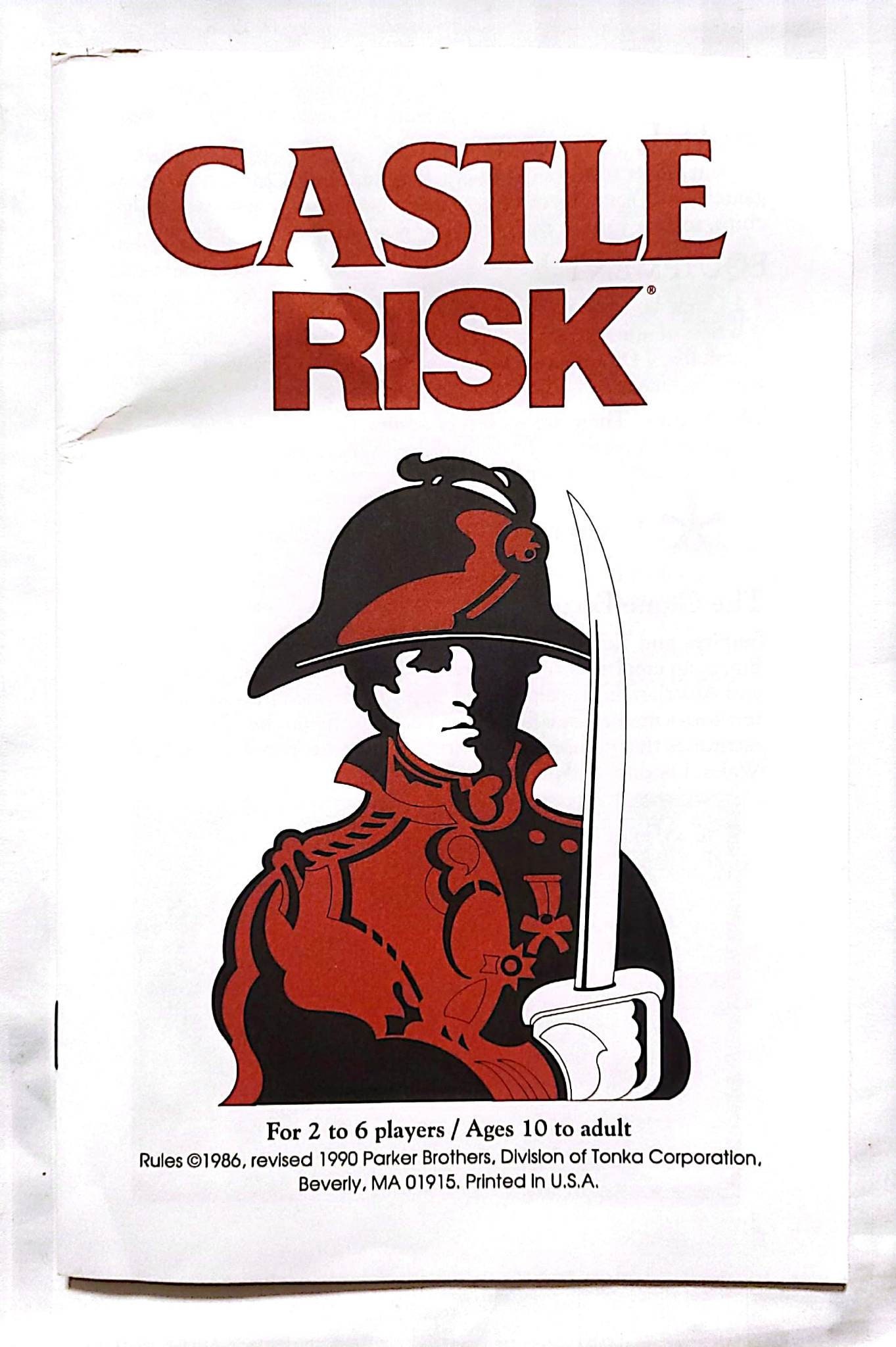 1990 Castle Risk Board Game Parker Brothers Like New Vintage Condition ...