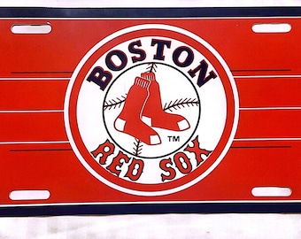 Boston Red Sox License Plate - Etsy