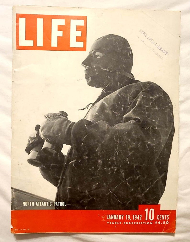 Life Magazine January 19, 1942 - War, Alaska, Nazi Battleships, Chicago ...