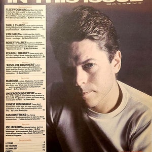 Rolling Stone Magazine Vintage June 5th 1986 - Etsy