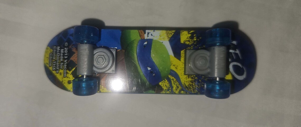 Mcdonald's 2000's Tmnt Leo Tech Deck Skateboard Happy Meal Toy - Etsy