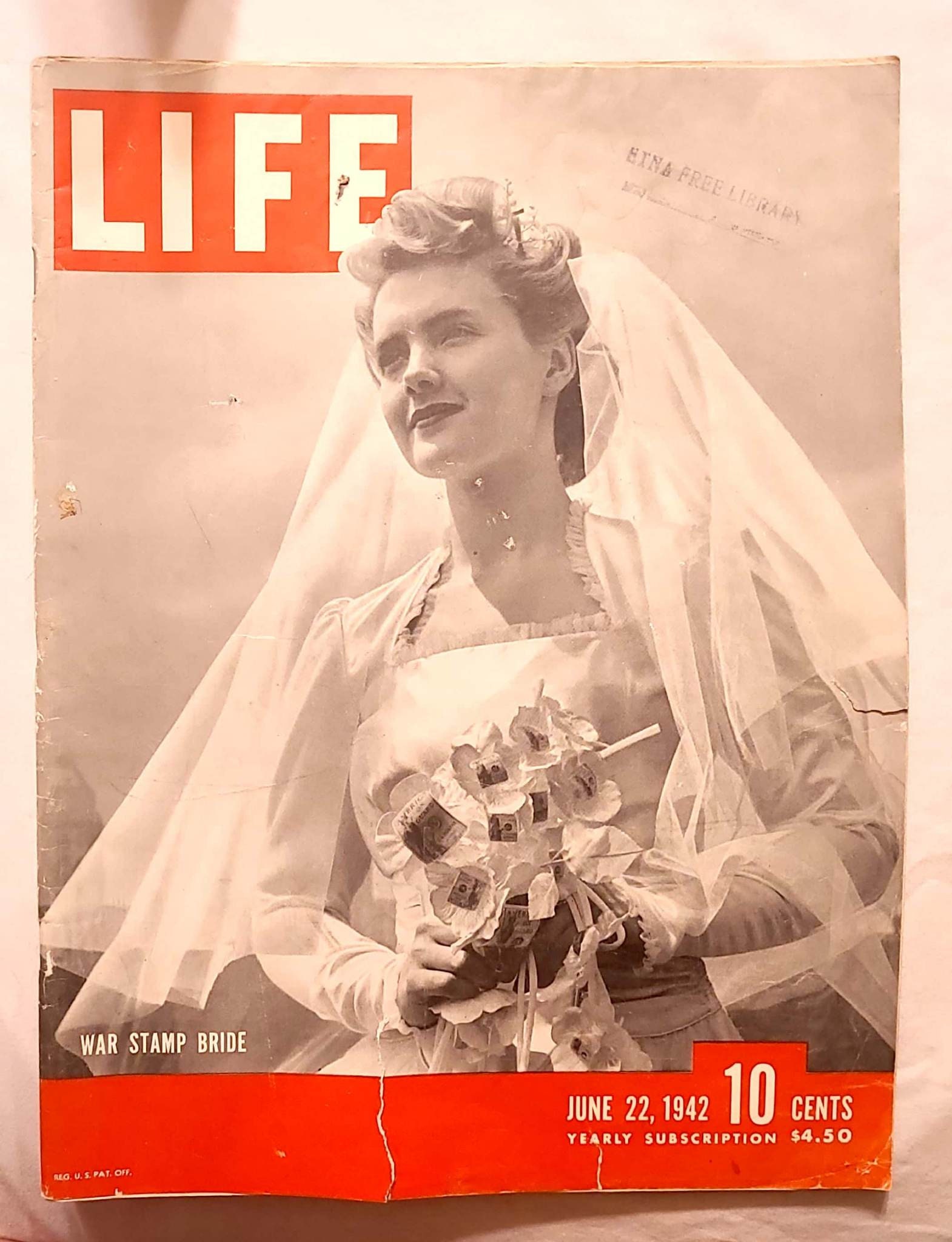 Life Magazine WWII USS Lexington Sinks War Bride UK Ussr Alliance June ...
