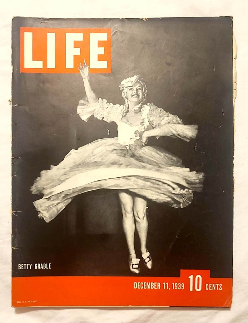 December, 11 1939 LIFE Magazine History 30s Advertising Great Condition ...