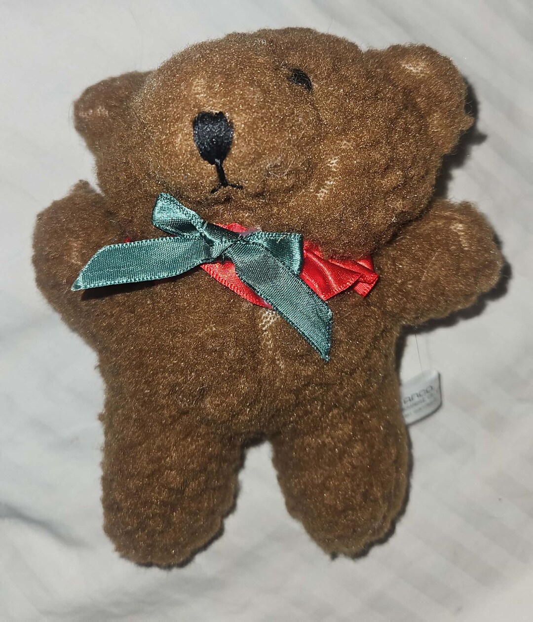 Vintage Christmas Anco Plush Teddy Bear, Stands 7 Tall - Etsy