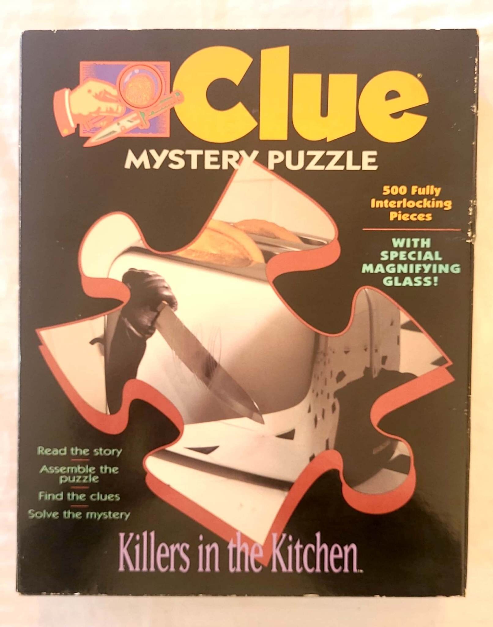 CLUE Mystery PUZZLE Game. 1992 Killers in the Kitchen - Etsy