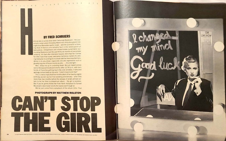 Rolling Stone Magazine Vintage June 5th 1986 - Etsy