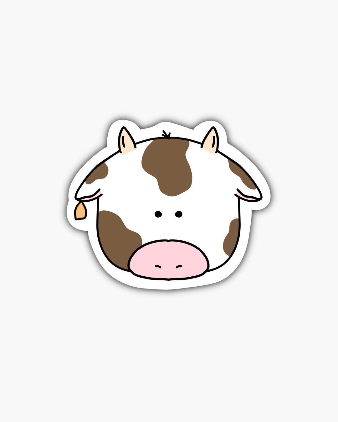 Cow Sticker, Farm Sticker, Farm Animal, Cows, Animal, Animal Sticker ...