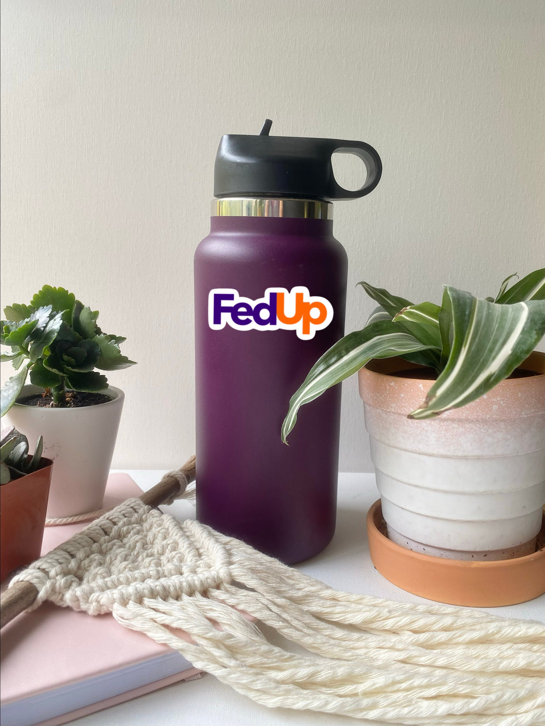 Fedup Sticker, Funny Sticker, Tired, Tired Sticker, Hilarious ...