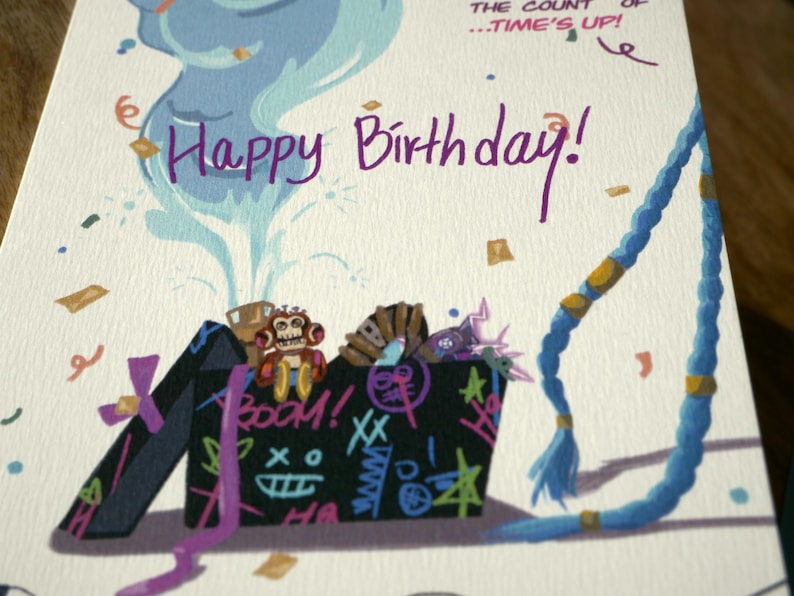 Arcane/league of Legends Jinx Birthday Card, Lol Birthday Card - Etsy