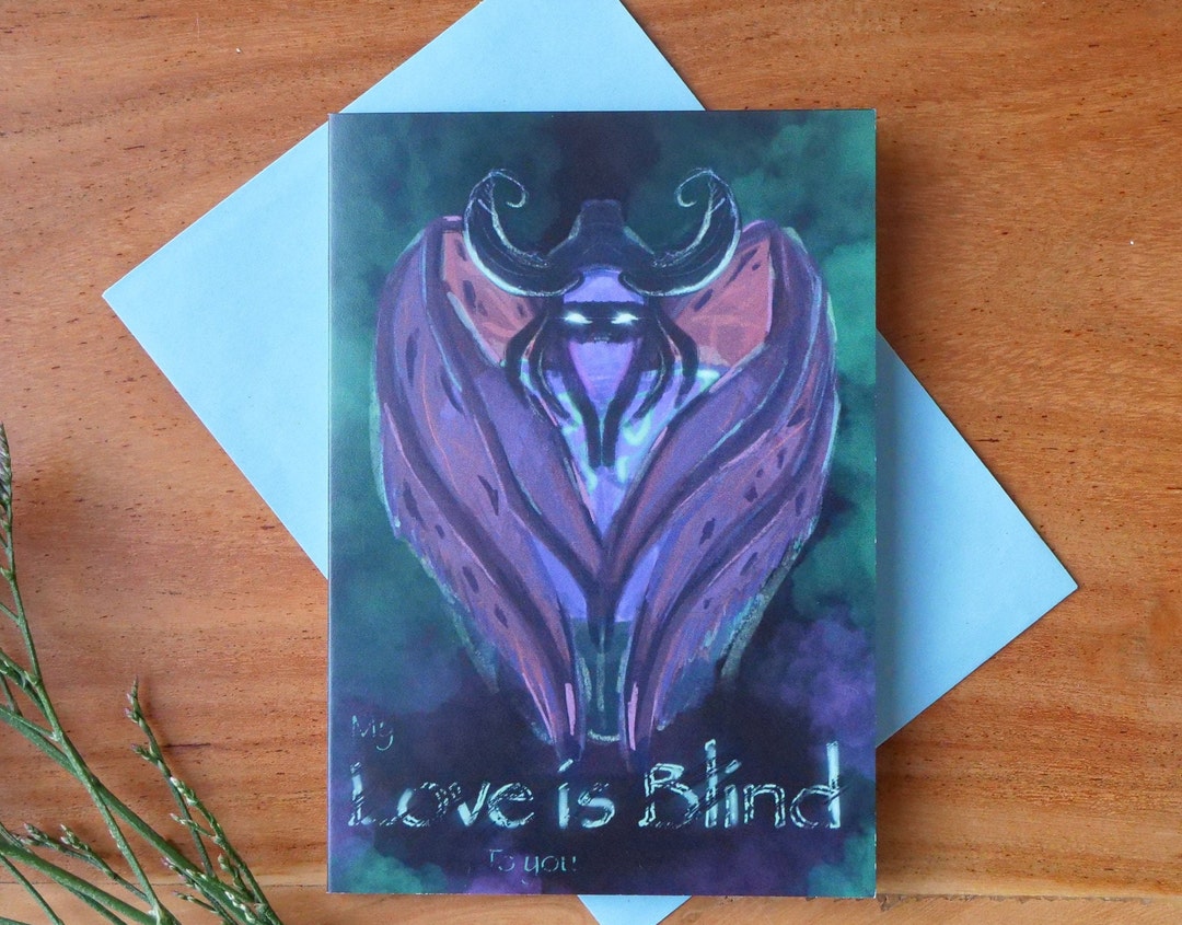 Illidan Wow Anniversary Card: World of Warcraft Game Art Valentine - Etsy