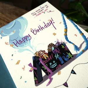 Arcane/league of Legends Jinx Birthday Card, Lol Birthday Card - Etsy